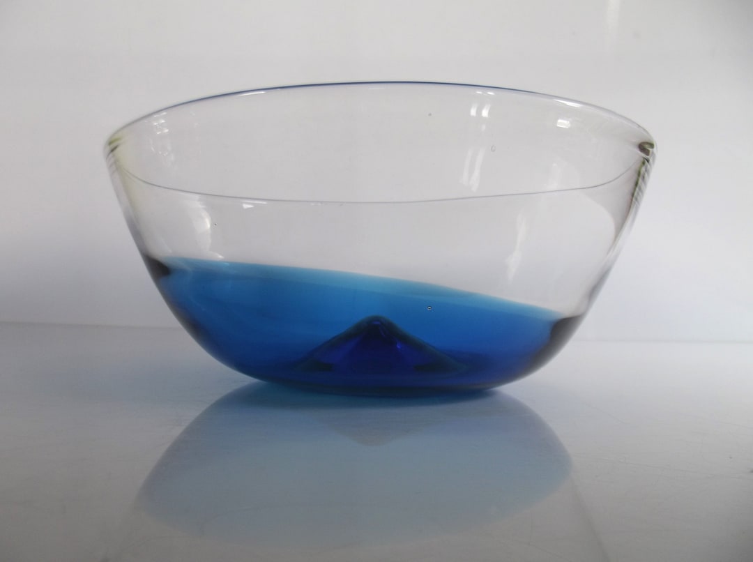 Design Glass Bowl, Design Glass Dish, Ikea, Limited Edition, Hand Made ...
