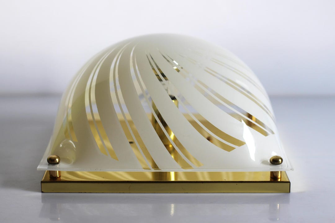 Vintage Ceiling Lamp, Wall Lamp, Massive 90s, Space Age Style ...
