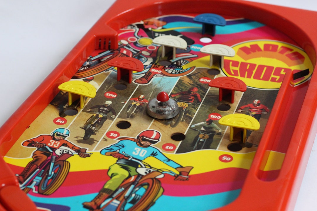 Vintage Pinball Game, Table Pinball, Pinball Machine, Marble Machine ...
