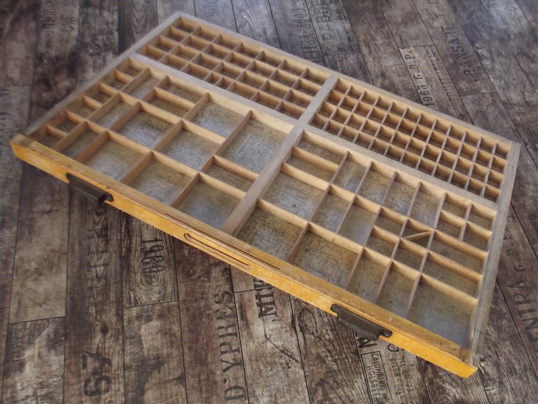 Vintage Wooden Letter Tray Large Letter Drawer Industrial - Etsy