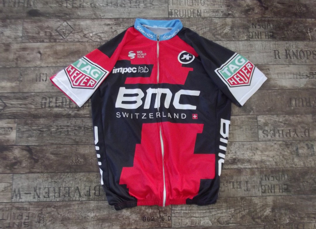 Vintage Cycling Jersey BMC Switzerland, Cycling Jersey, XXXL, Swiss ...