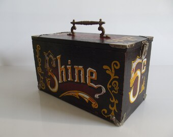 Shoe Shine Box - Etsy