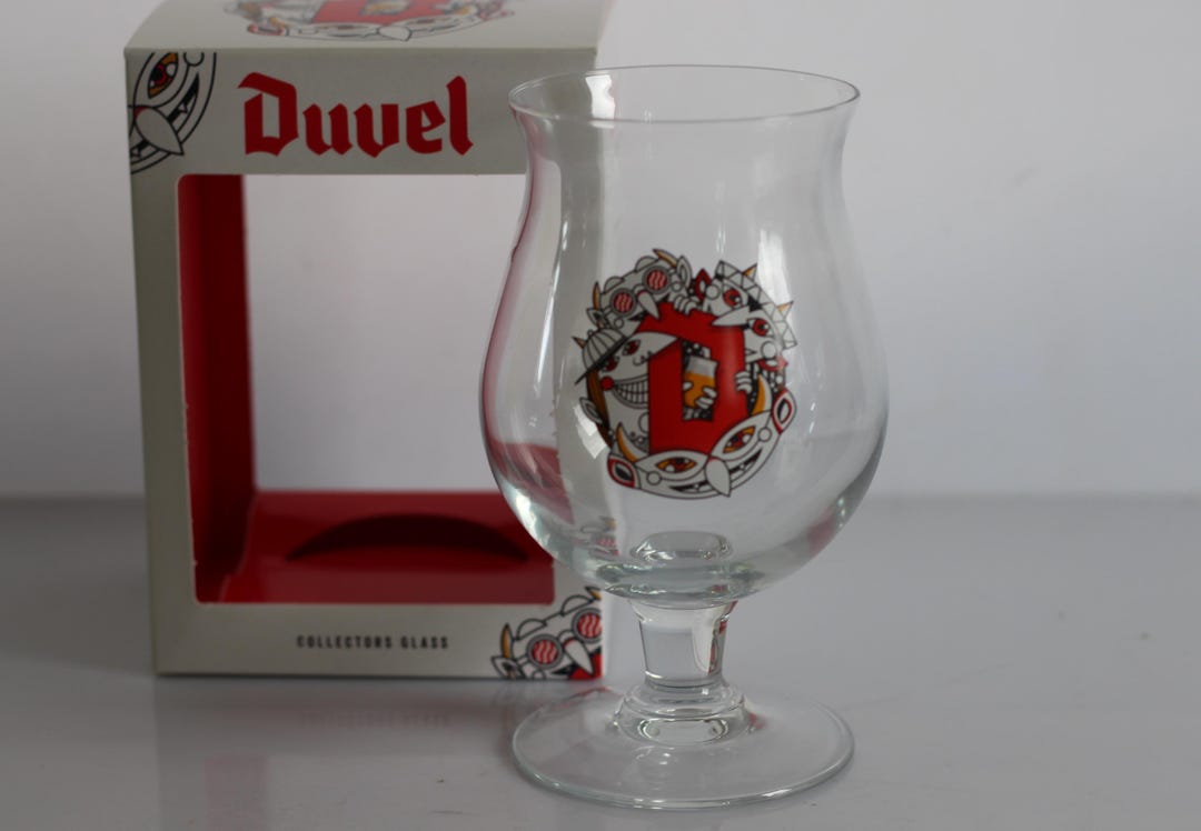 Duvel Beer Glass, Duvel Glass, Special Edition, Design; Patrick Croes ...