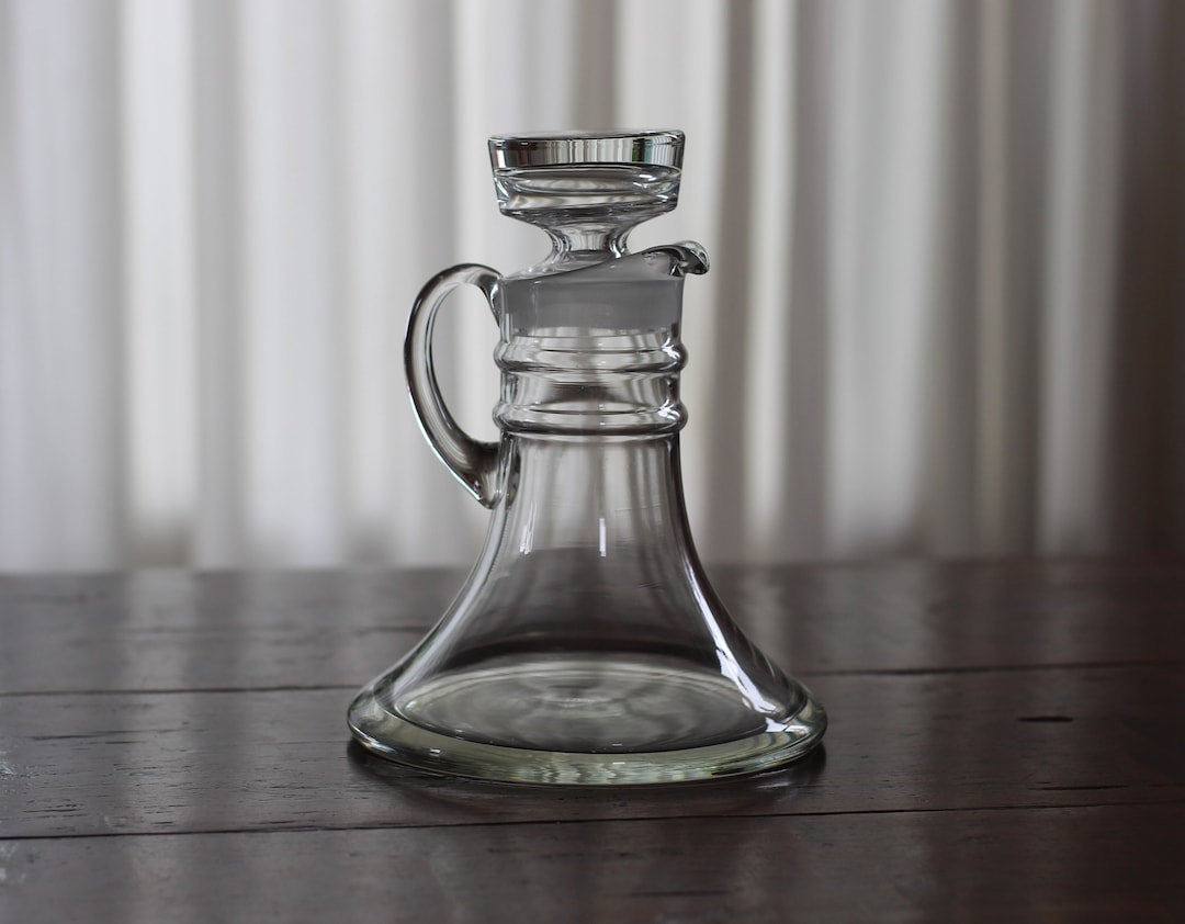 Glass Carafe, Decanter, 70s Carafe, Danish Design, Handcrafted in ...