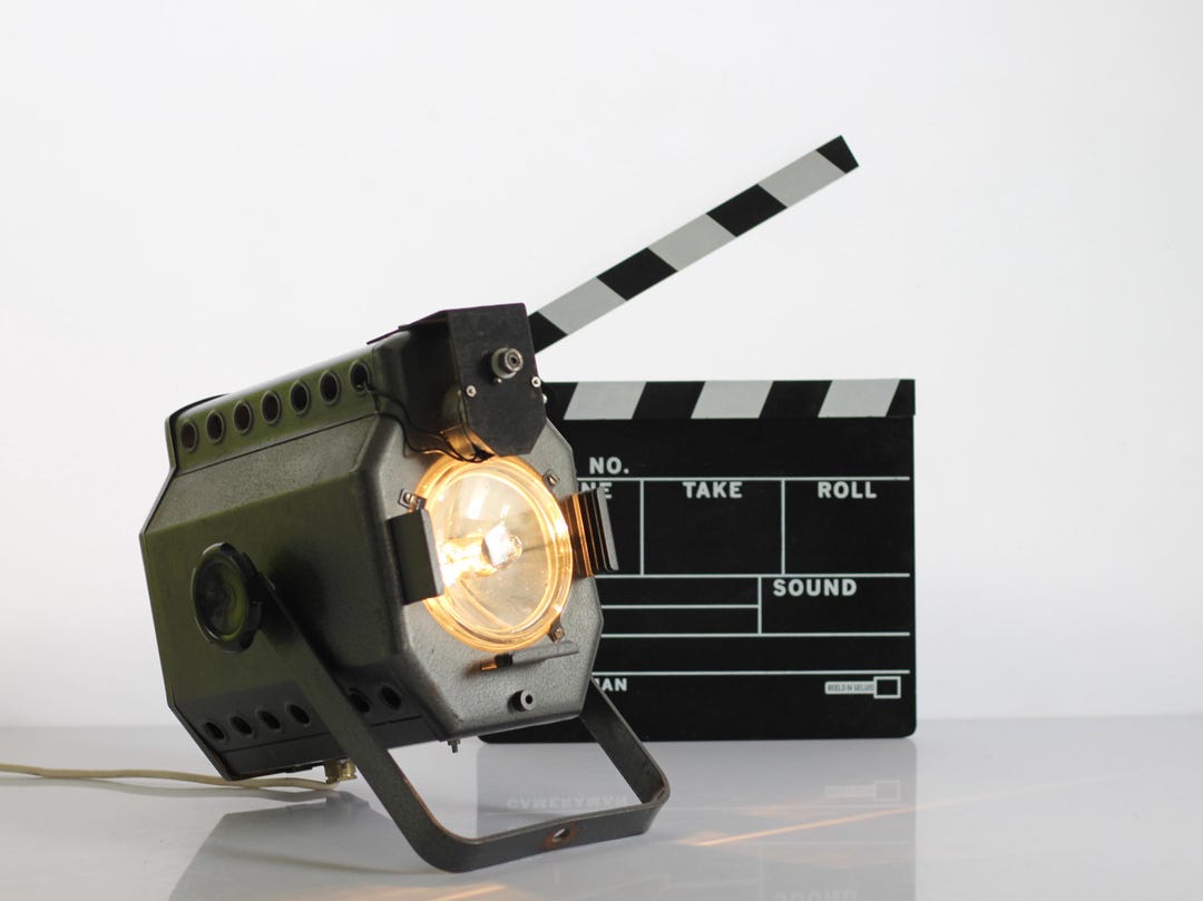 Vintage Theater Lamp,theater Light, Spotlight, Movie Lamp, Stage Light ...