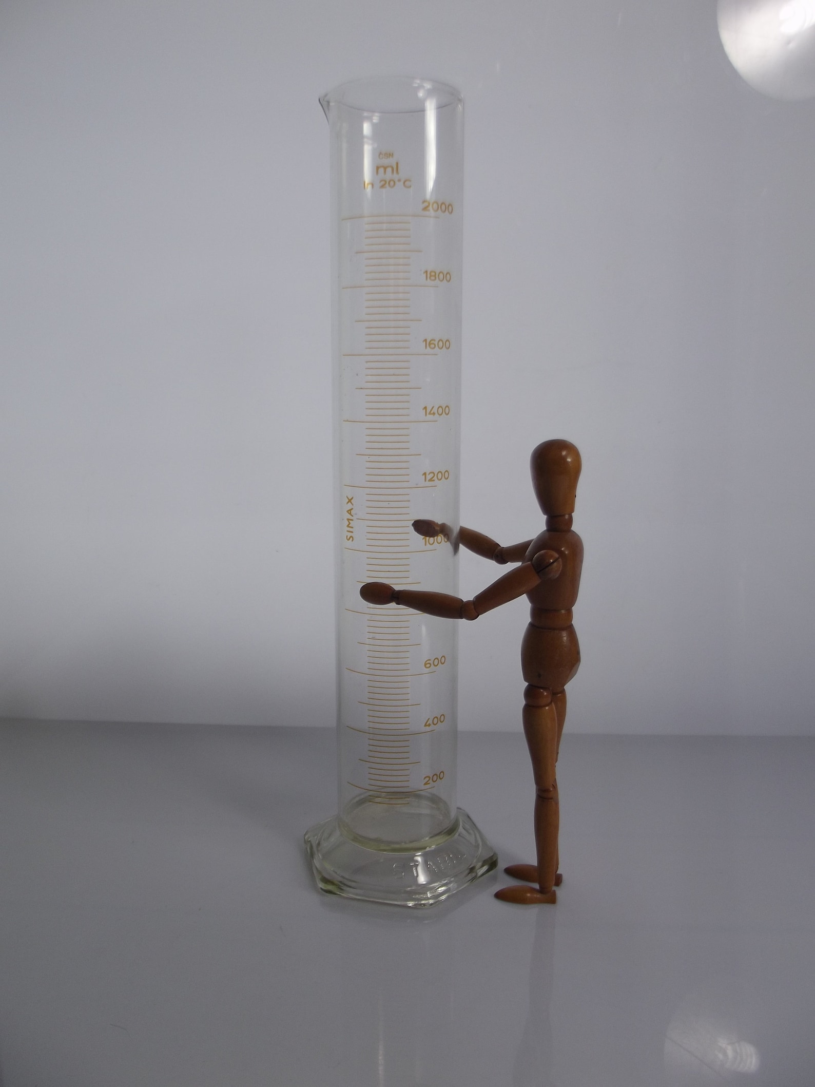 XXL Vintage Lab Glass, Laboratory Glass Tube, Measuring Glass Cylinder ...