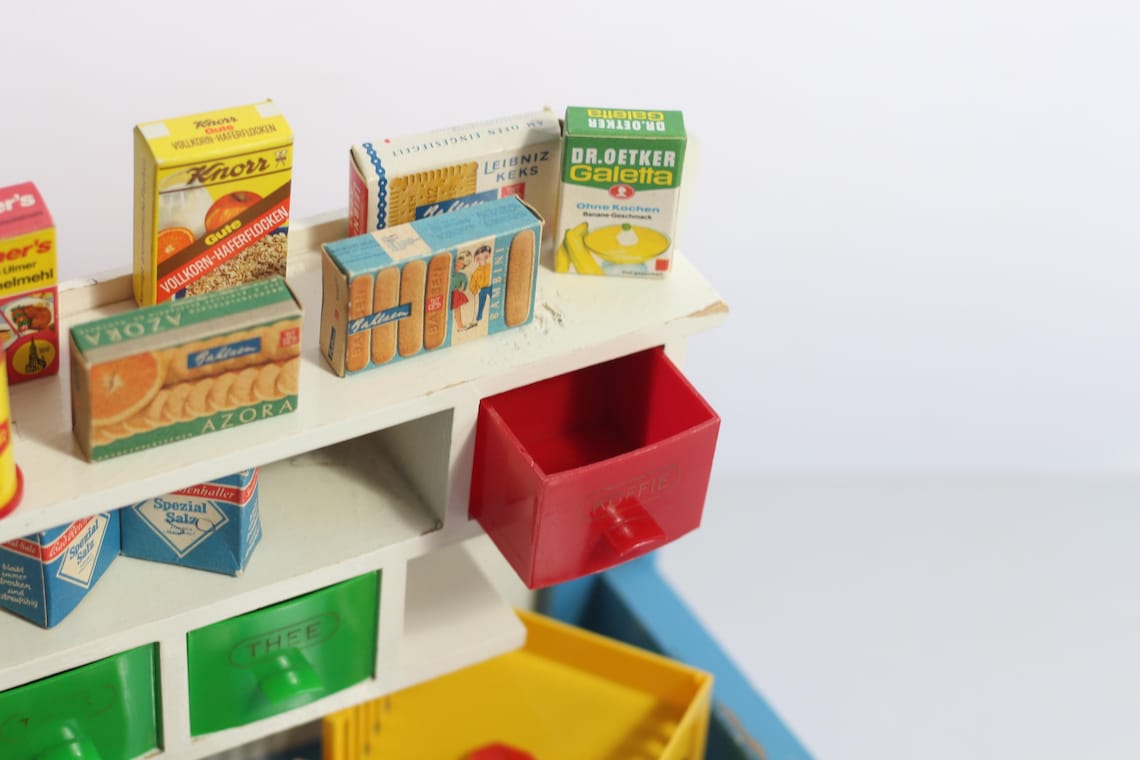 Vintage Toy Grocery Store, Supermarket, Toy Store, Local Supermarket ...