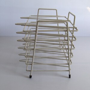 Vintage Record Rack , Vinyl Singles Rack, 7 Inch Records , 1960s ...