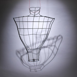 Vintage Wire-work Shop Display Mannequin, Shop Window Mannequin, Model ...