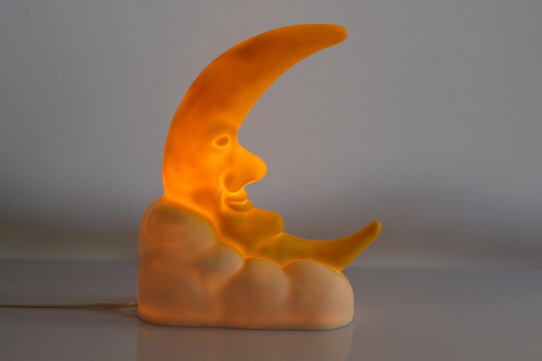 Table Lamp, Table Light, Moonlight Lamp, Half Moon Lamp, Night Light ...