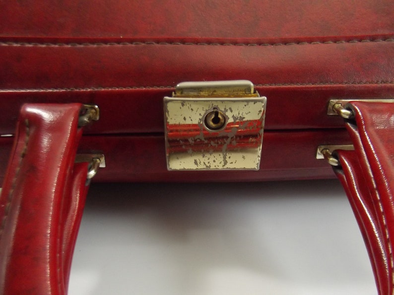 Vintage Red Handbag 70s Style Bag 1970s Mid Century Bag | Etsy