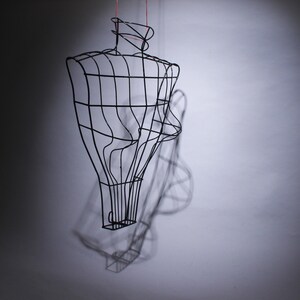 Vintage Wire-work Shop Display Mannequin, Shop Window Mannequin, Model ...