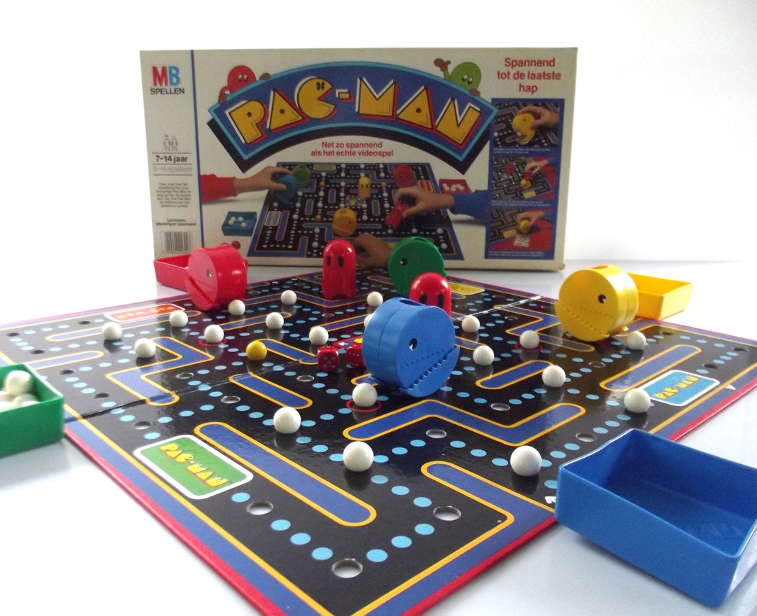 Pac Man Board Game, Pac Man Arcade Bord Game, 1980, Milton Bradley ...