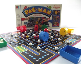 Vintage Pac-man Board Game MB Games 1980 - Etsy