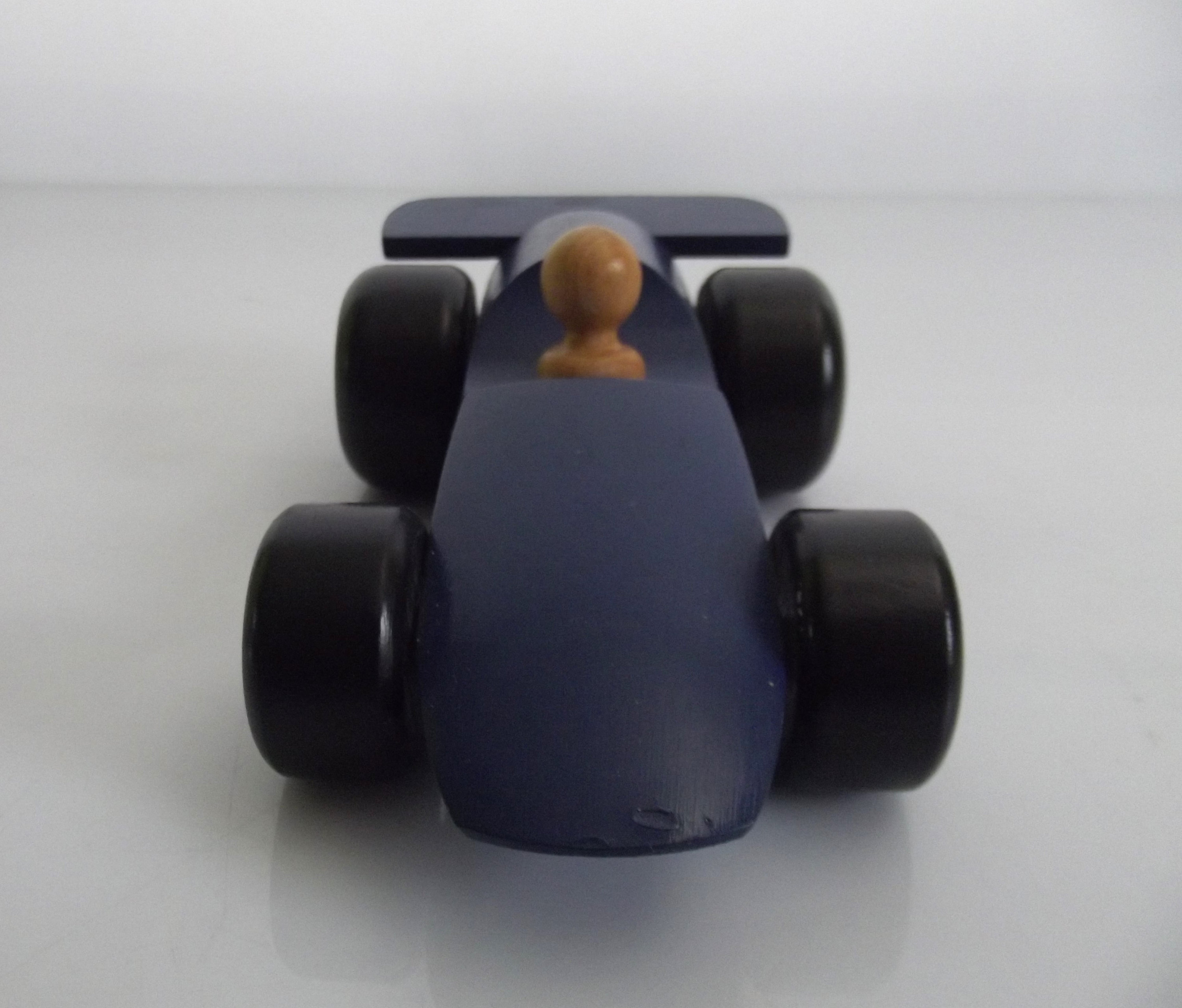 Wooden Toy Race Car, Racing Car, Formula 1 Car, Ikea 80s/90s, Wooden ...
