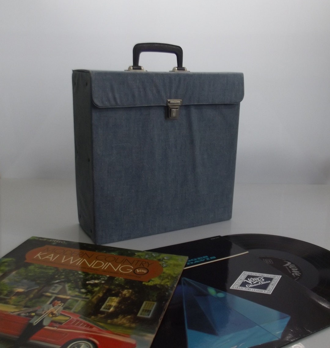Vintage Record Case, Vinyl Record Case, 12 Inch Records Case, Album ...