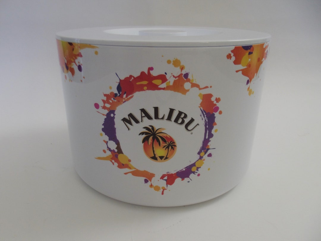 Ice Bucket, Large Ice Cubes Bucket, Bar Decor, Malibu, Cooler, Bottle ...