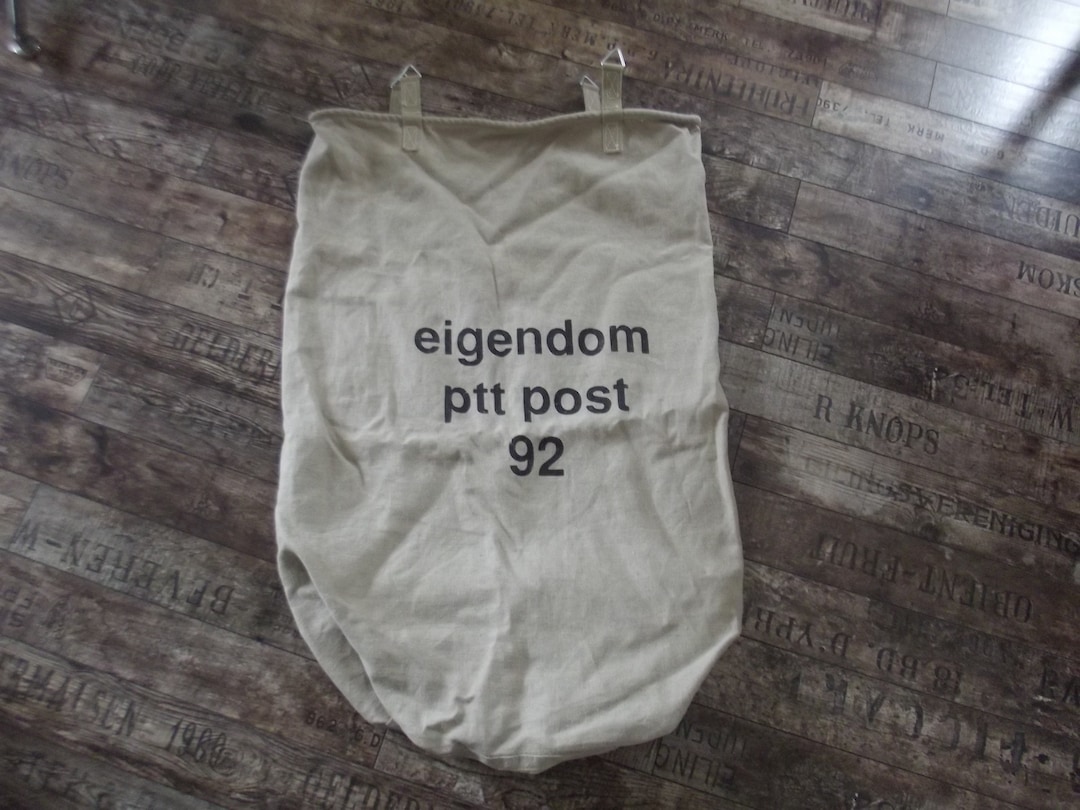 Vintage Large Dutch Mail Bag, Mail Sack, Postal Sack, Post Sack ...