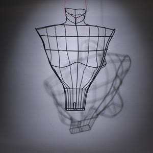 Vintage Wire-work Shop Display Mannequin, Shop Window Mannequin, Model ...