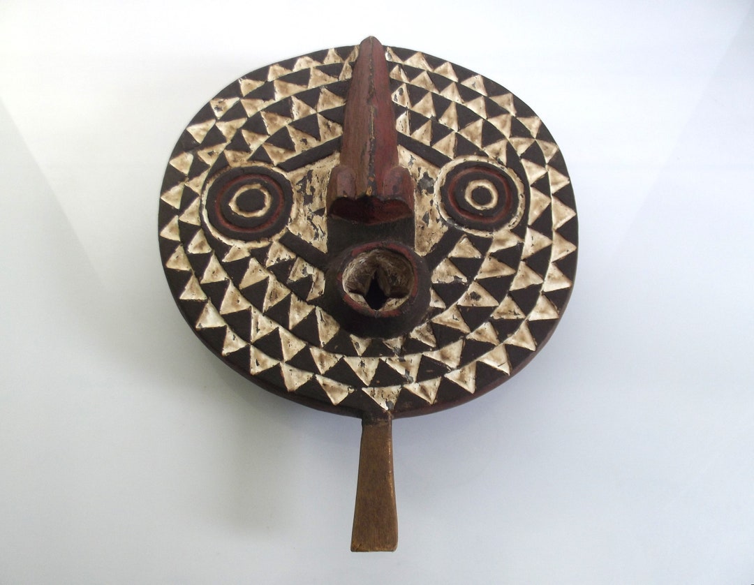 African Sun Mask, BWA Mask, Burkino Faso, Wooden Mask, Primitive Art ...