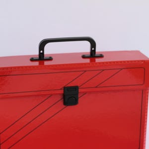 Vintage Record Case, Vinyl Record Album, 12 Inch Record Storage, Red ...