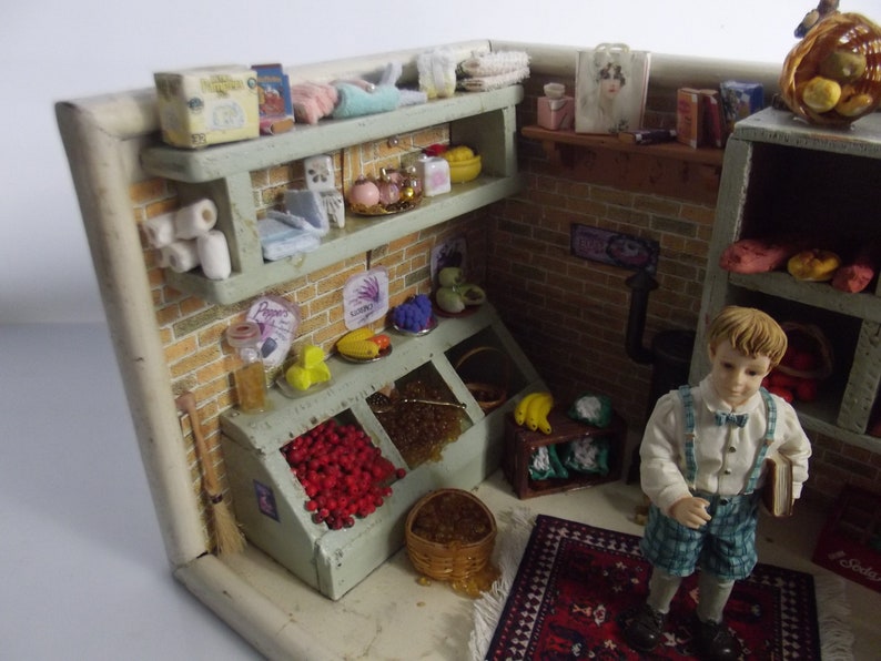 Miniature Grocery Store, Antique Store Display, Diorama, Store From the ...