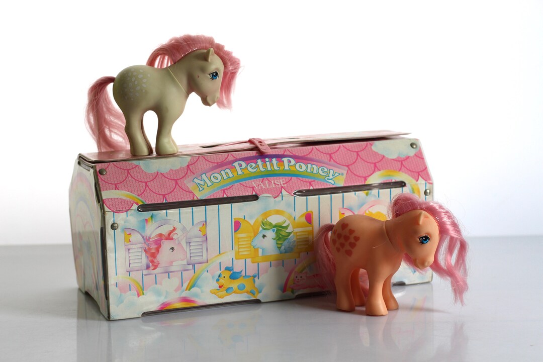 My Little Pony, Mon Petit Pony, Pony Storage Case With 2 Ponies and ...