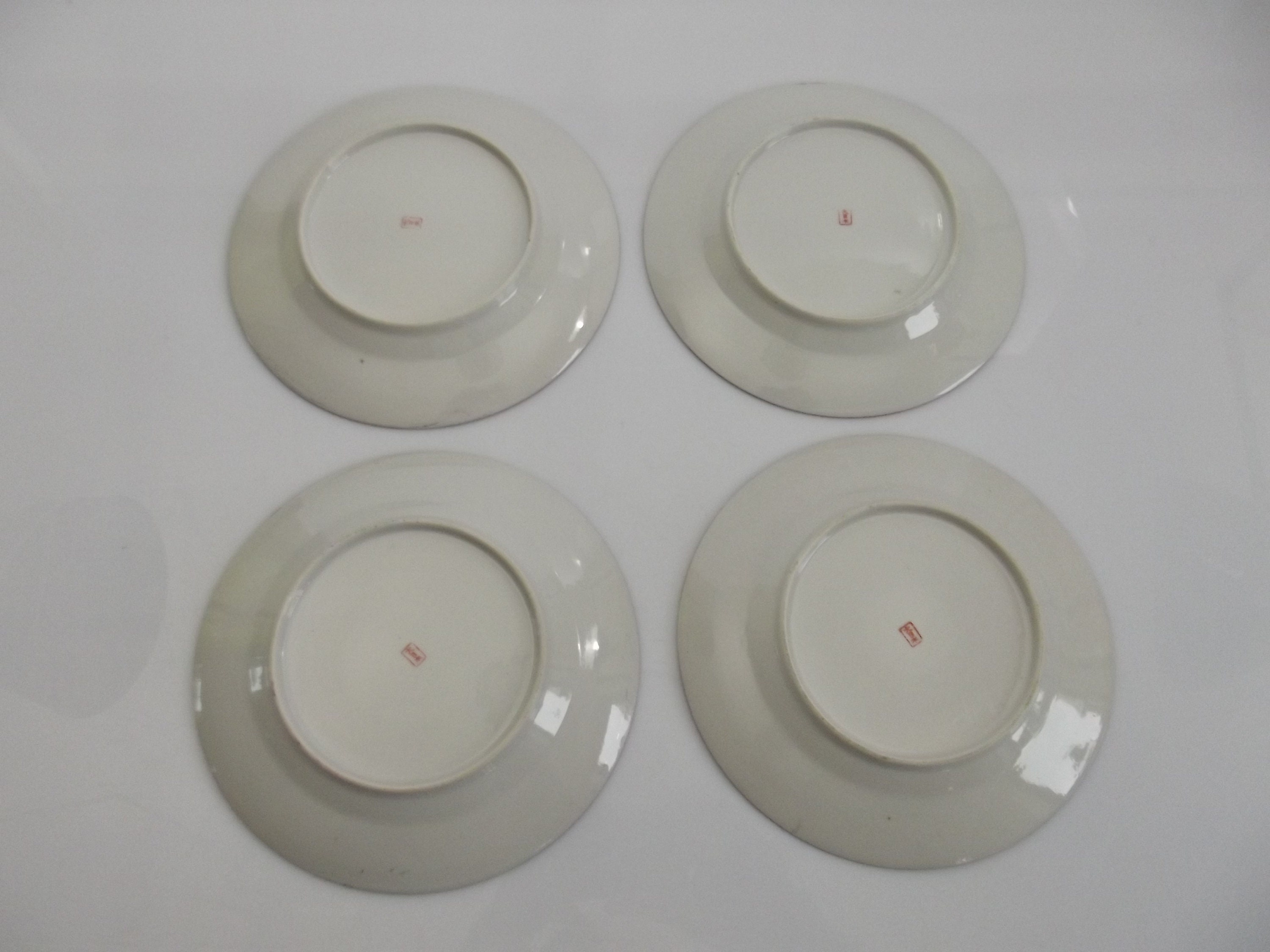 4 Antique Japanese Dai Nippon Kutani Small Plates - Etsy UK