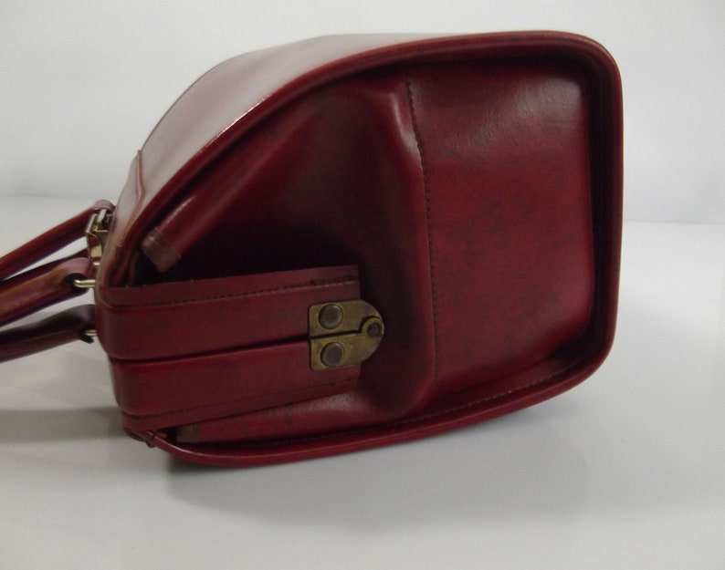 Vintage Red Handbag 70s Style Bag 1970s Mid Century Bag | Etsy
