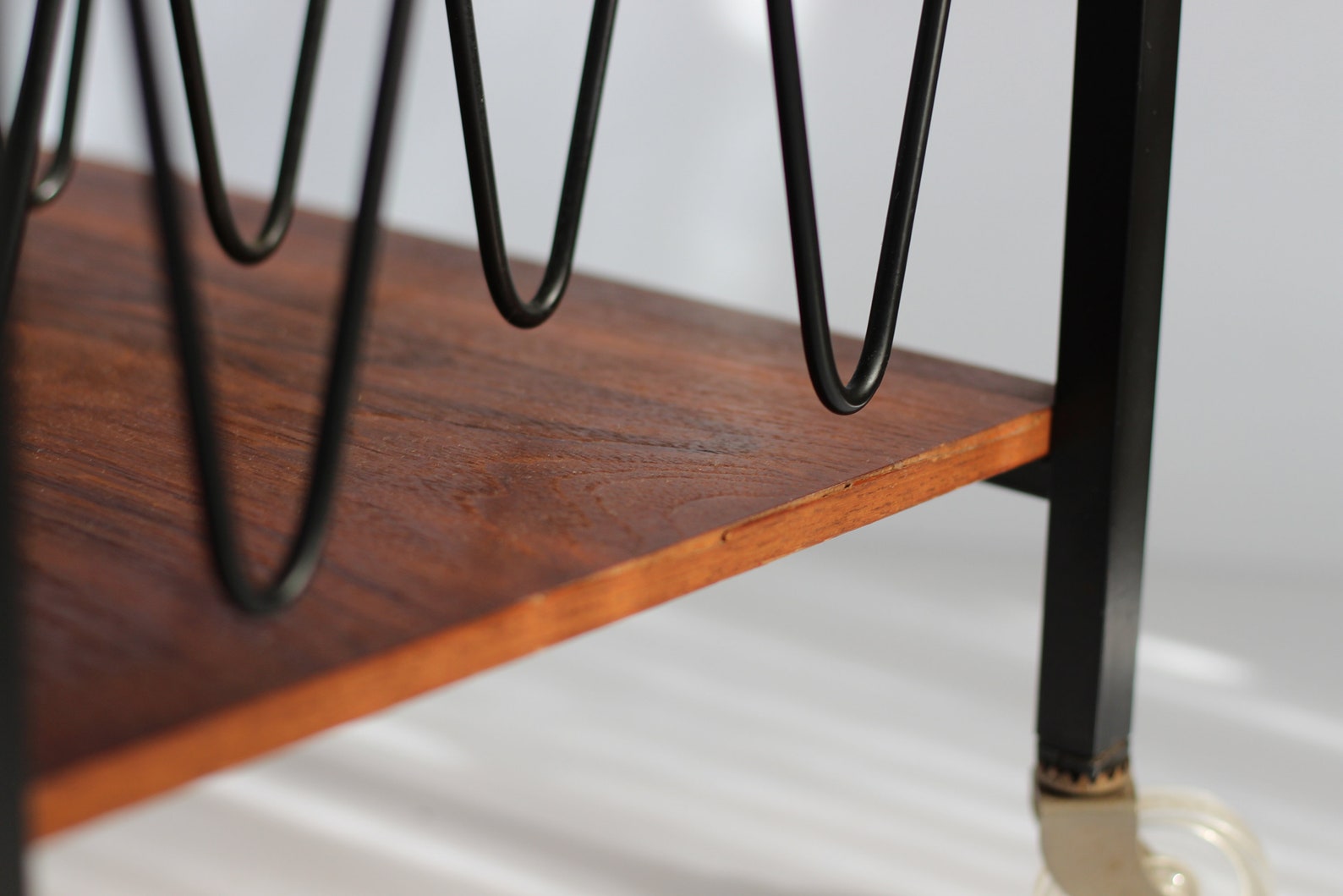 Vintage Side Table, Trolley, Magazine Rack, Newspaper Rack, Stiemsma ...