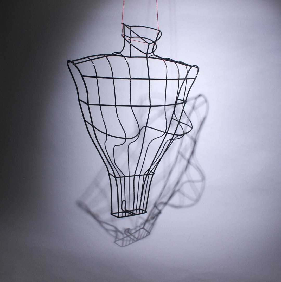 Vintage Wire-work Shop Display Mannequin, Shop Window Mannequin, Model ...