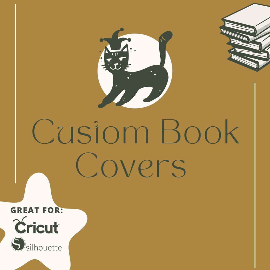 Custom Book Cover Designing SVG - Etsy