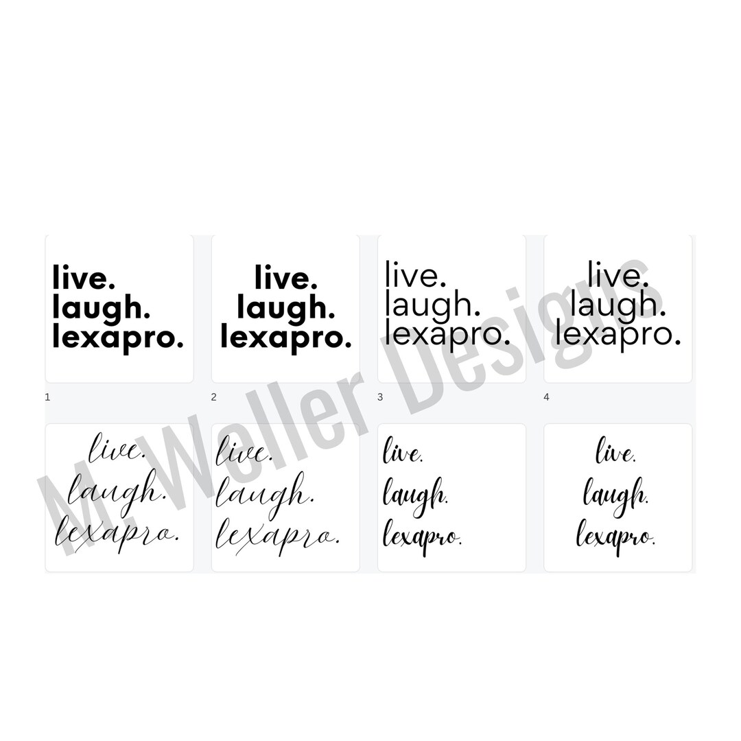 Live. Laugh. Lexapro. Png Files - Etsy