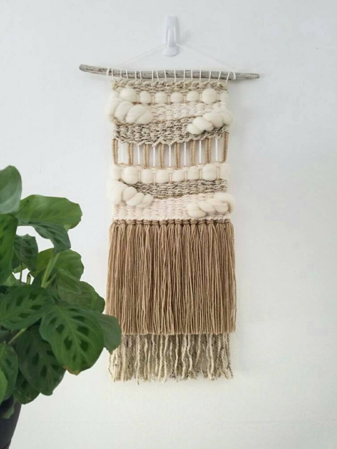 Macrame Wall Hanging Weaving Woven wall art Mid Century | Etsy