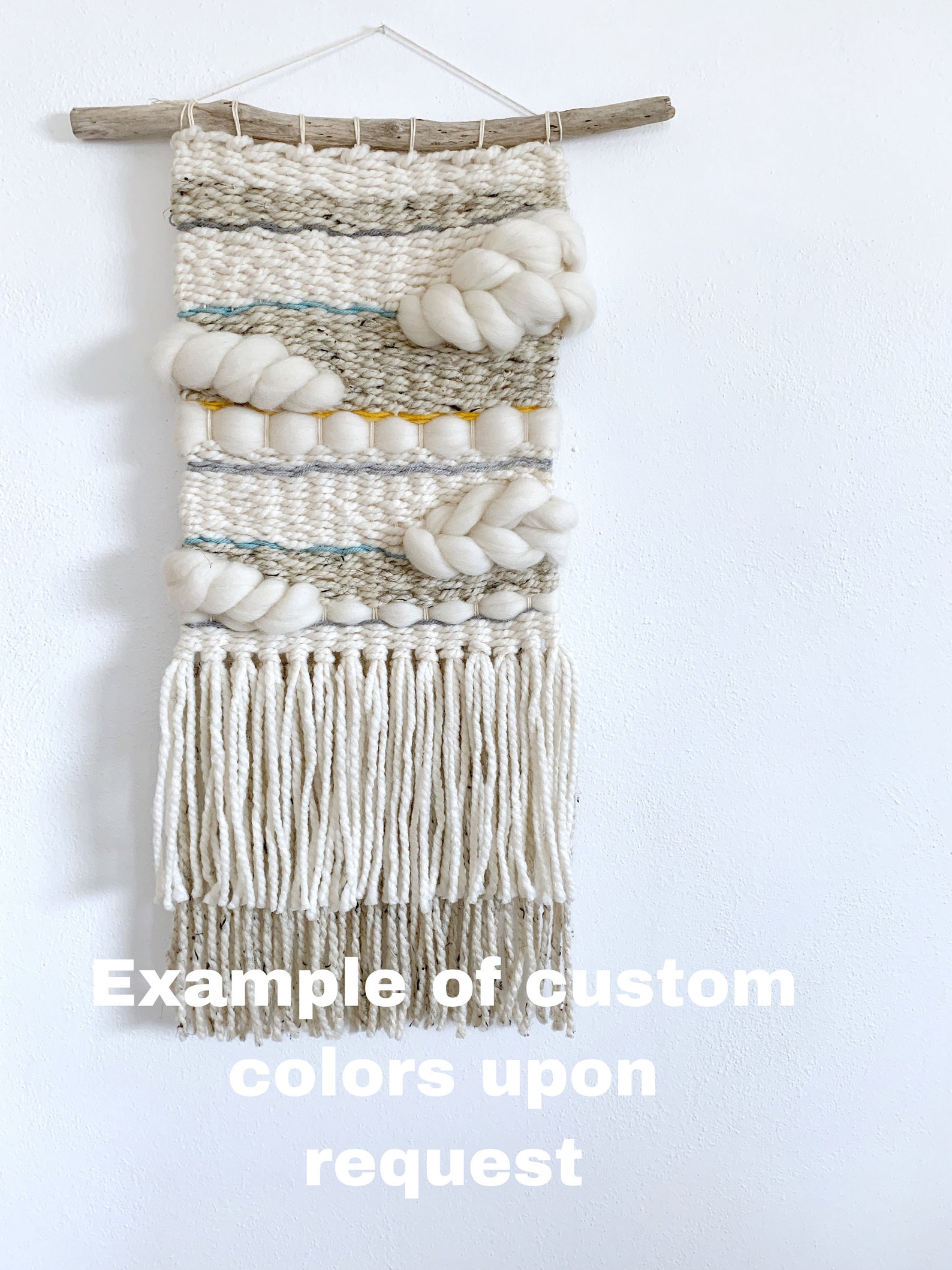 Woven Wall Weaving Macramé Hanging Tapestry neutral - Etsy
