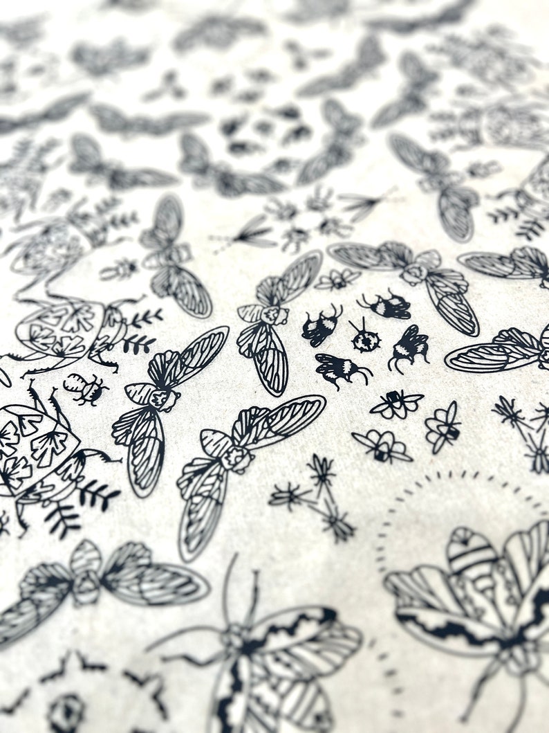Insects + Bugs Ceramic Underglaze Transfers Decal - Tissue / Rice Paper ...