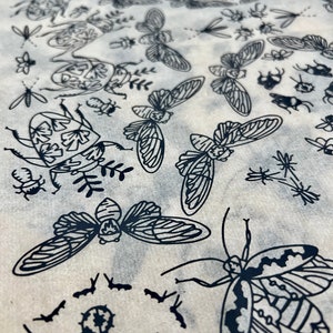 Insects Bugs Ceramic Underglaze Transfers Decal Tissue / Rice Paper ...
