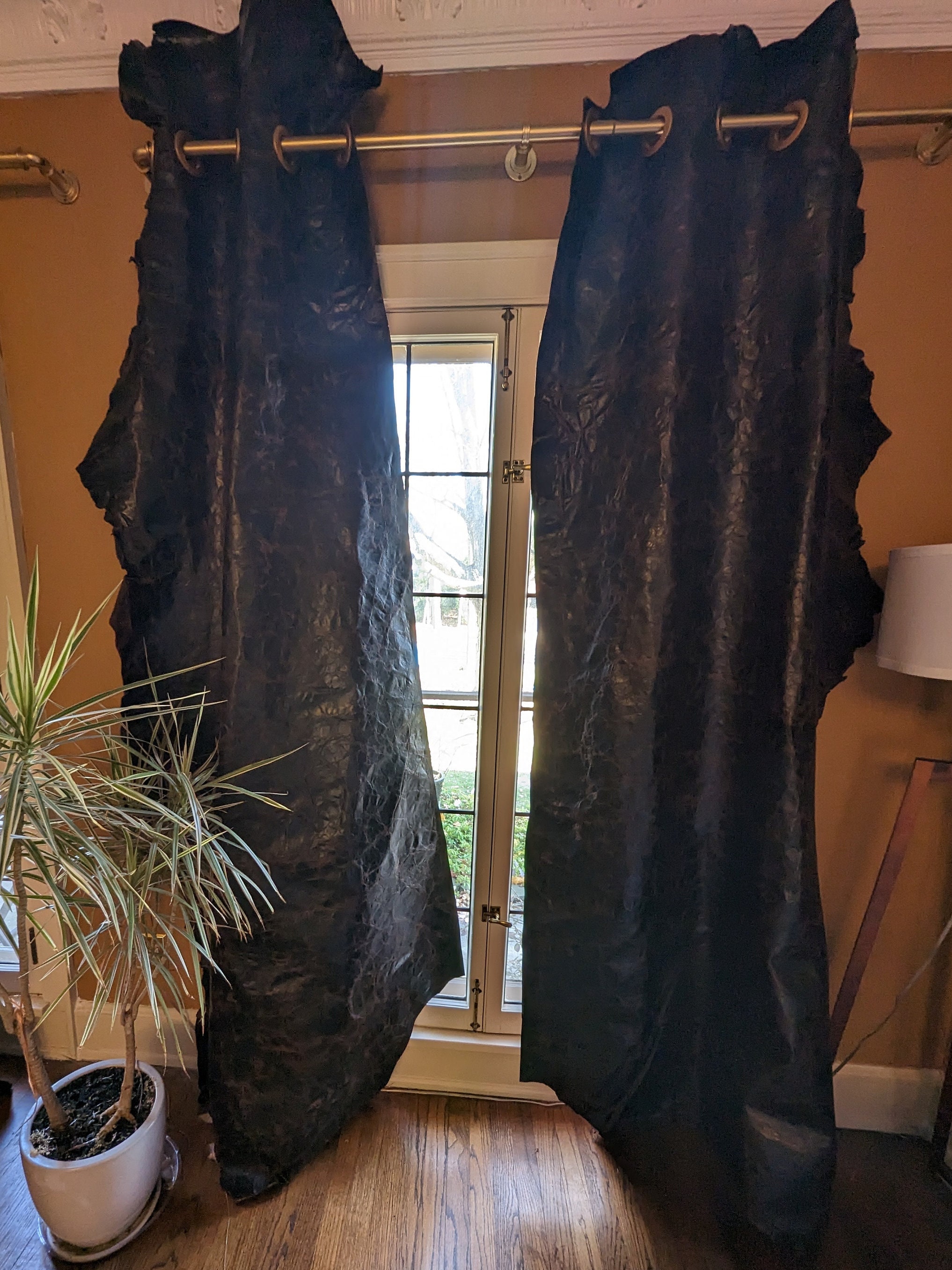 Handmade Leather Curtains - Etsy