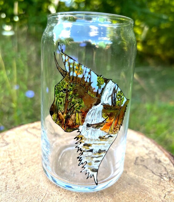 Bobcat Beer Glass Bobcat Drinking Glass Bobcat Lovers Lynx - Etsy