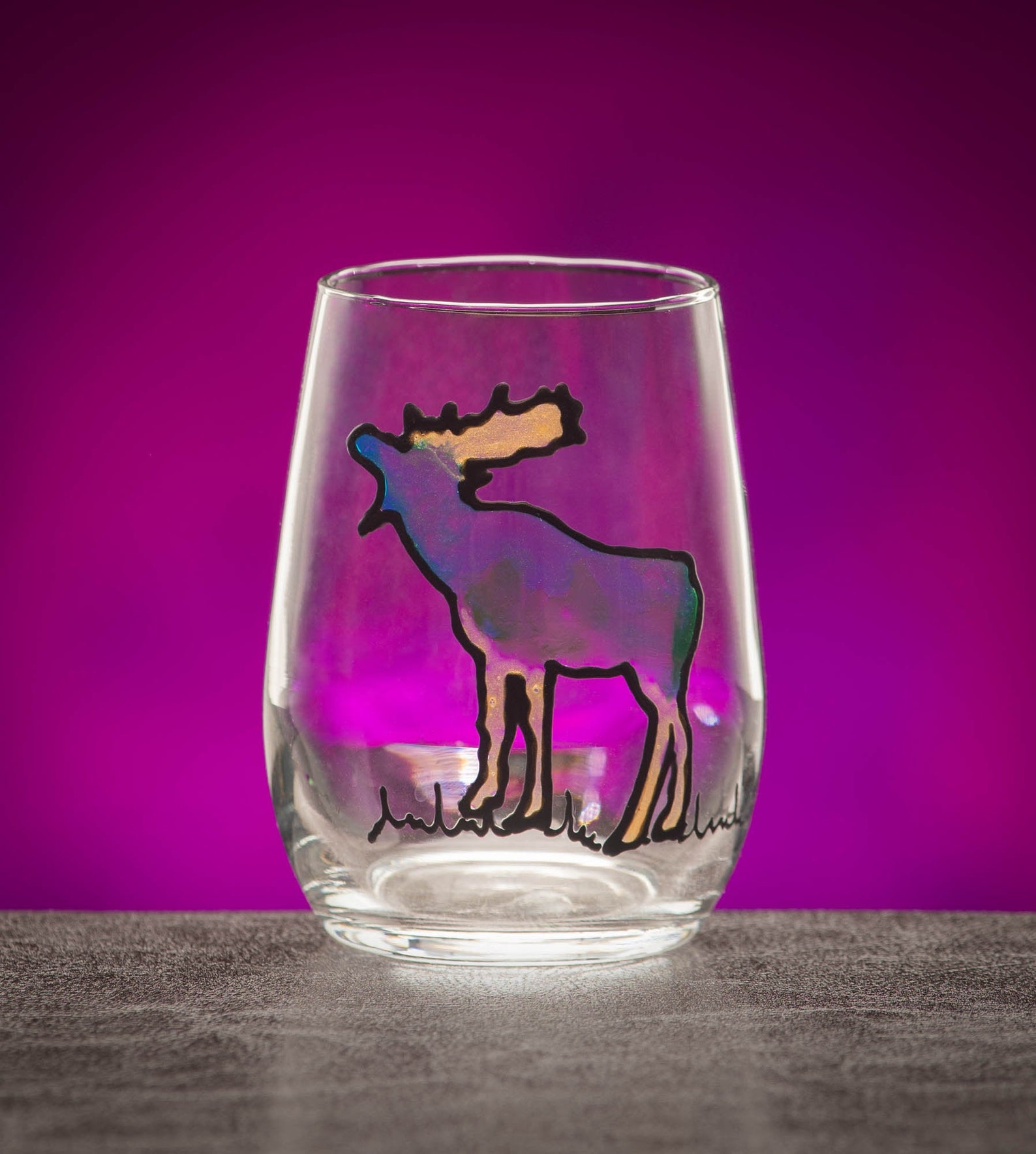 Moose Taster Wine Glass | Etsy