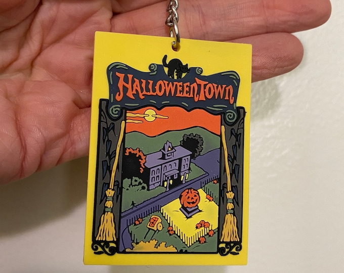 Halloweentown Book Replica Silicone Keychain - Etsy