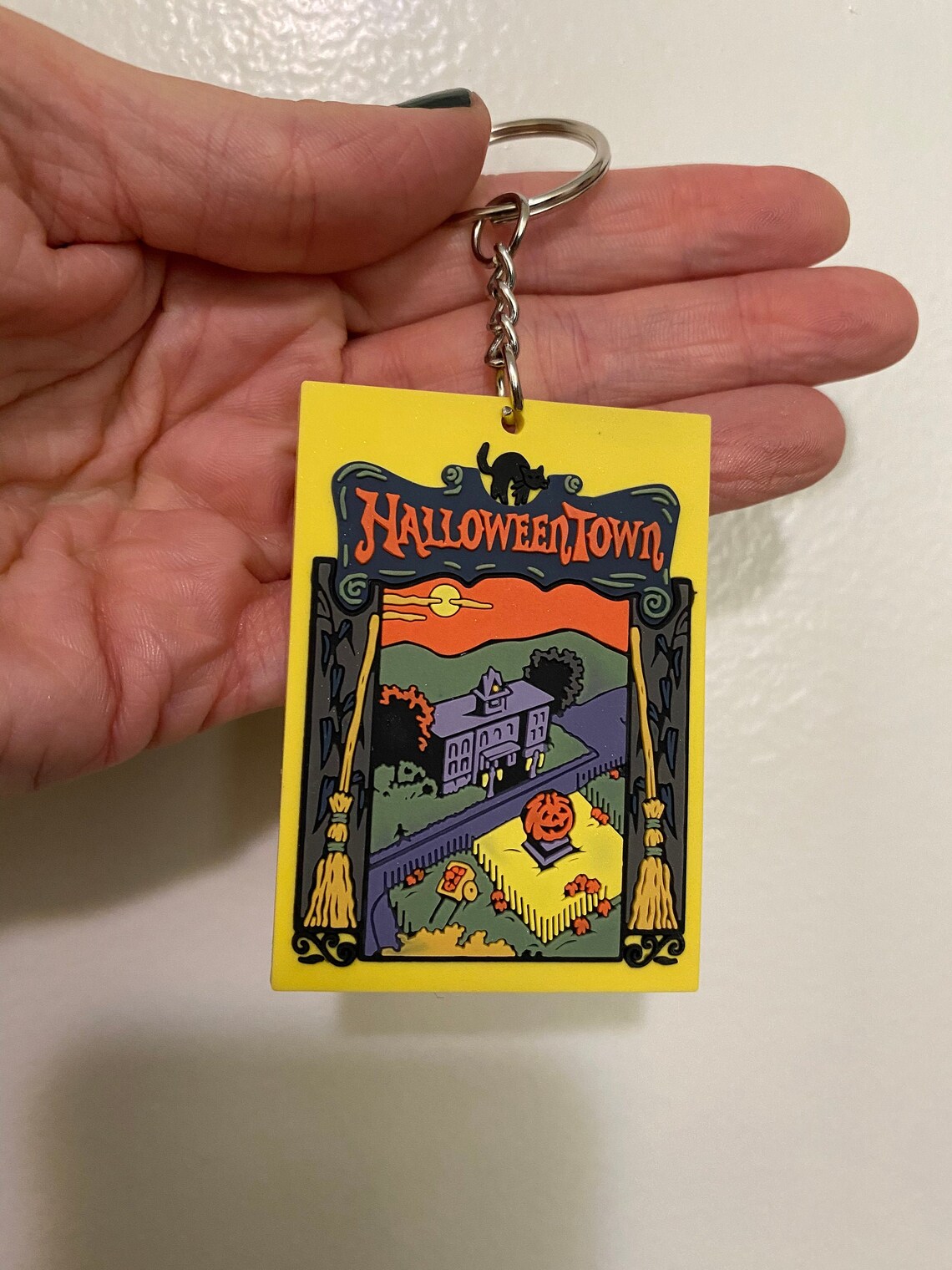 Halloweentown Book Replica Silicone Keychain - Etsy
