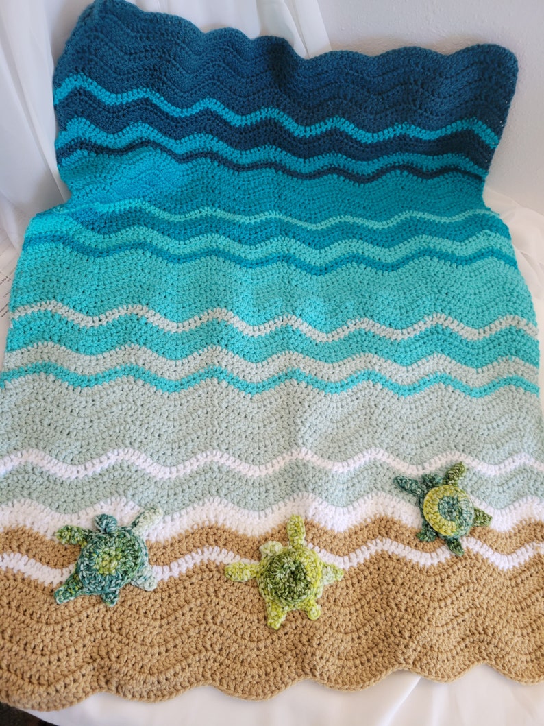 Baby Sea Turtle Blanket - Etsy