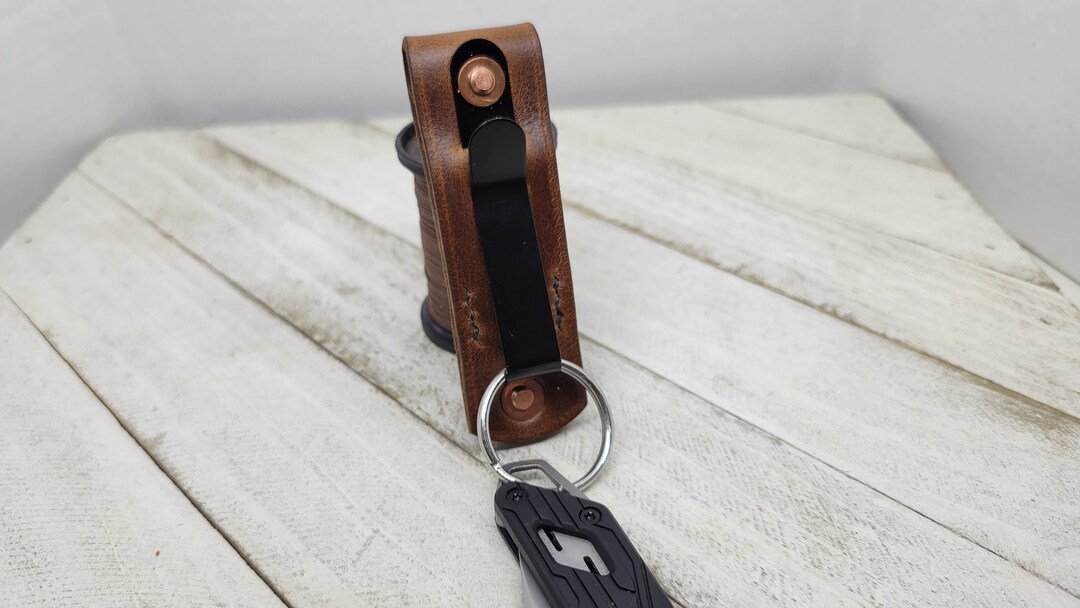 Spring Clip Key Keeper, Utility Key Fob Holder, Easy on Easy off Metal ...