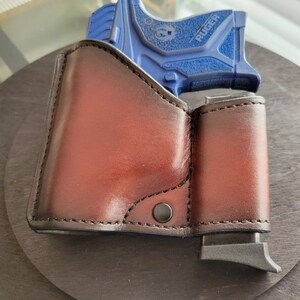 Ruger LCP 2 Holster, Ruger LCP Max Custom Leather Holster, Pocket ...