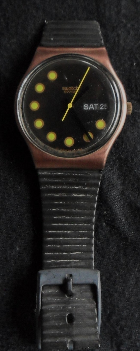 Vintage 1989 Original Swatch Watch BRIGHT LIGHTS GX706 - Gem