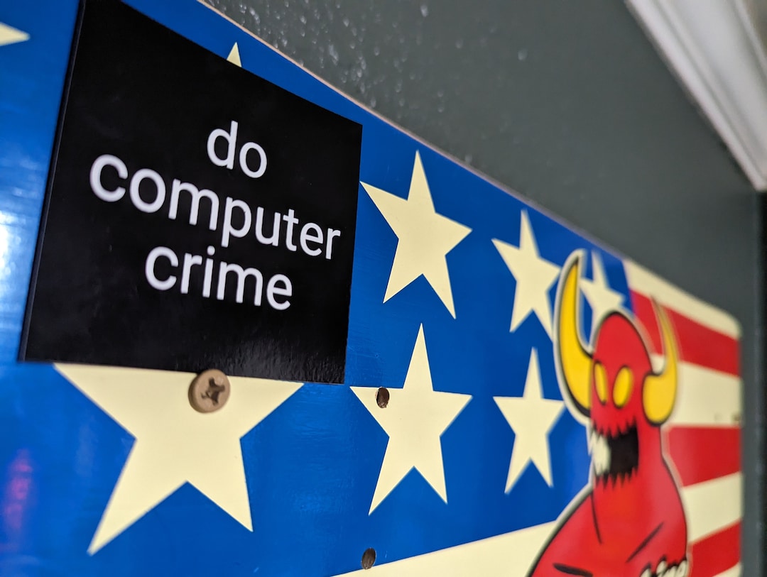 Hacker Aesthetic Sticker Pack (3 Pcs) - "do Computer Crime" Vinyl ...