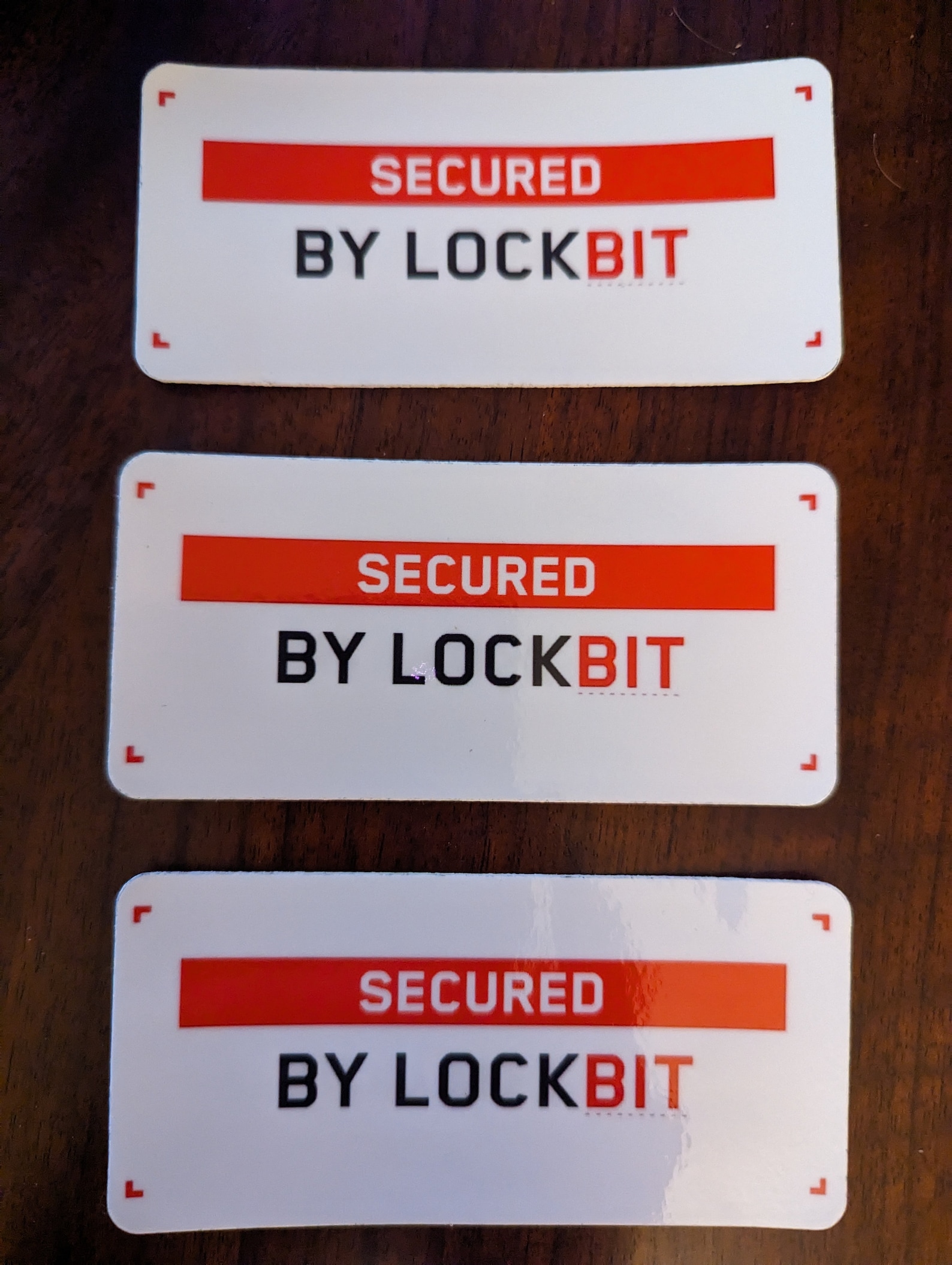 Secured by Lockbit Sticker - A Nice Gift for Anyone in Cybersecurity ...