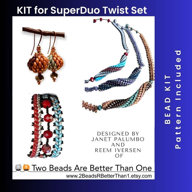 Super Duo Earrings - Etsy