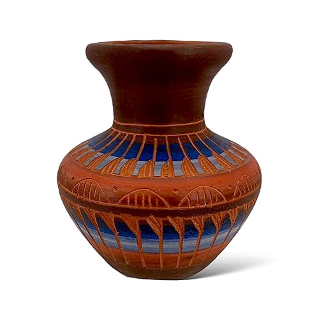 Authentic Native American Pottery Miniature Vase Style Pot - Etsy